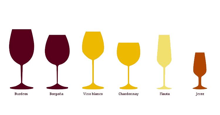 ¿Cuál es el tamaño ideal de la copa según el vino? - Vinopack